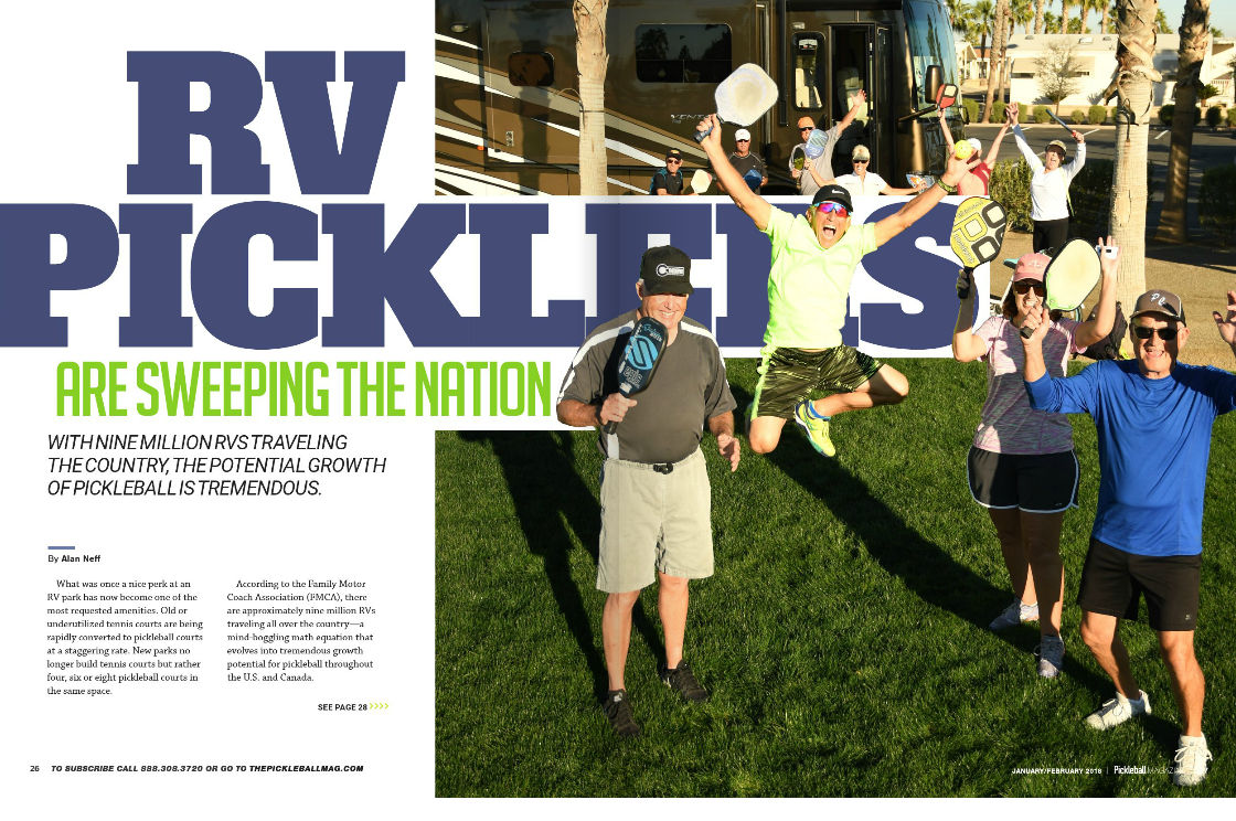 Pickleball Magazine Features Romance, RVers and Rule Changes in Jan/Feb ...