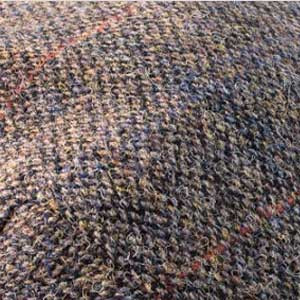 Highland Harris Tweed Flat Cap in Grey | Country Clothing