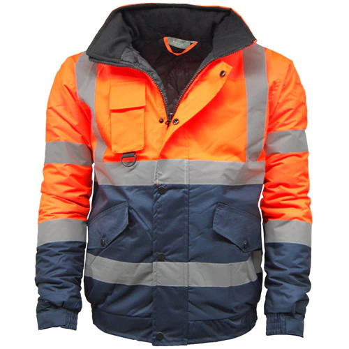 Hi Vis Bomber Jacket | Hi Vis Dog Walking Jacket | Hi Vis Farm Jacket