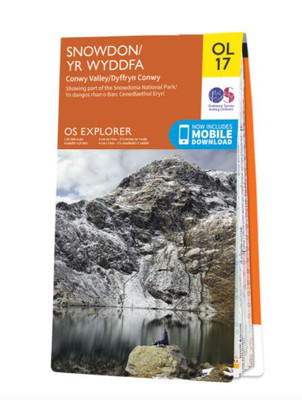 OS OL17 Explorer Map for Snowdon/Yr Wyddfa | OS Maps