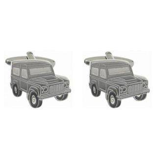 Grey Land Rover Cufflinks | Gift Ideas