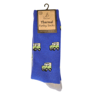 Bartleby Land Rover Thermal Novelty Socks | Cherry Tree Country Clothing