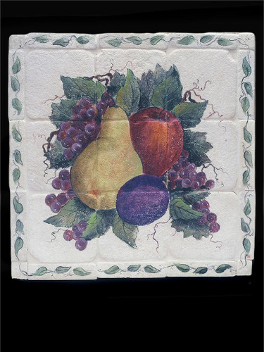 Fruit Stone Tile Mural - Arizona Gifts