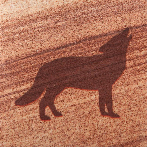 Wolf Coasters - Set of 4 - Arizona Gifts