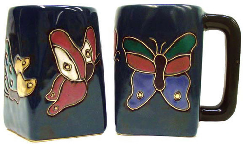 Mara Square Mug 12oz - Butterflies - Arizona Gifts