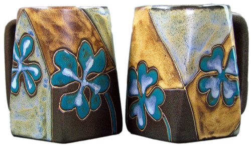 Mara Square Mug 12oz - Four Leaf Clover - Arizona Gifts
