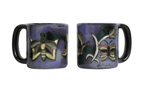 Mara Mug 16oz -- Butterflies - Arizona Gifts