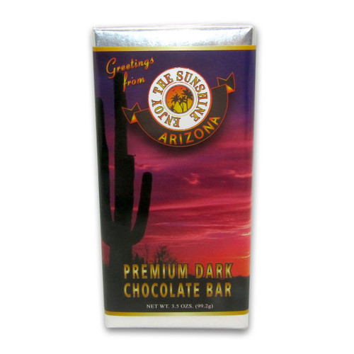 Premium Dark Chocolate Bar - Arizona Gifts