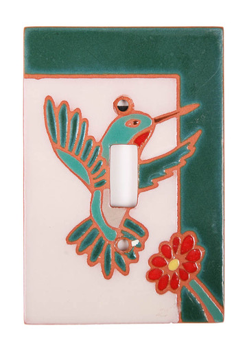 Hummingbird Green Switch Plate Cover - Arizona Gifts