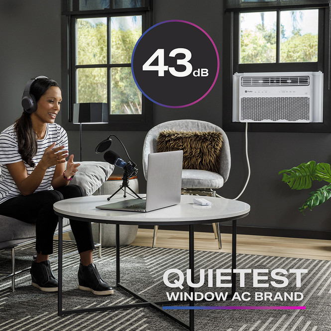 GE Profile™ ENERGY STAR® 10,000 BTU Inverter Smart Ultra Quiet Window ...