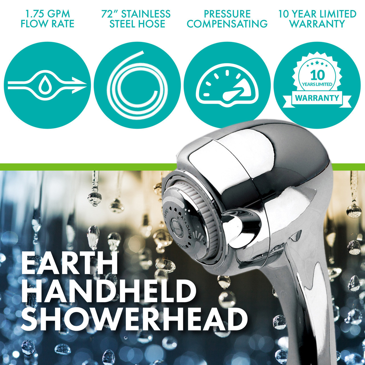 Earth® Handheld Showerhead | AM Conservation