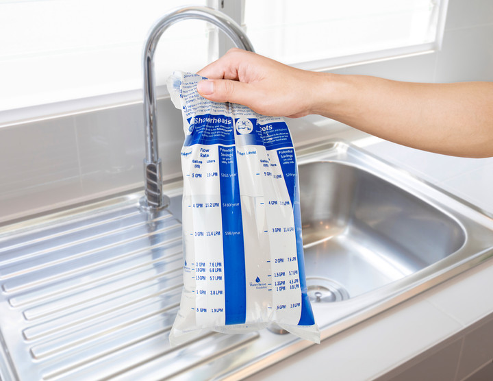 Shower and Faucet Flow Meter Bag | AM Conservation