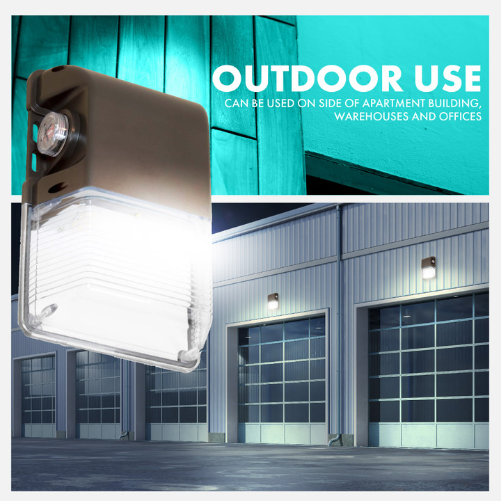 Commercial LED Outdoor Lighting | Adjustable Mini Wall Pack | AM ...