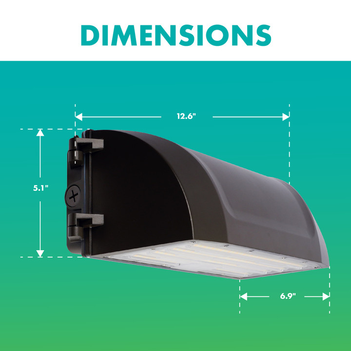 Adjustable Full Cut-Off Wall Pack | Commercial Outdoor Lighting | AM ...