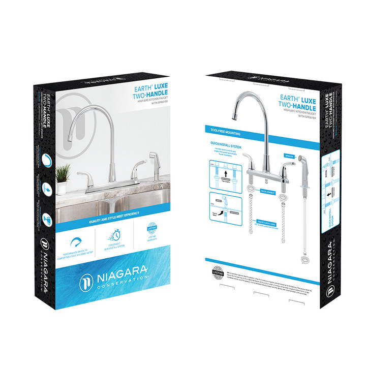 Earth® Luxe Single Handle Bathroom Faucet