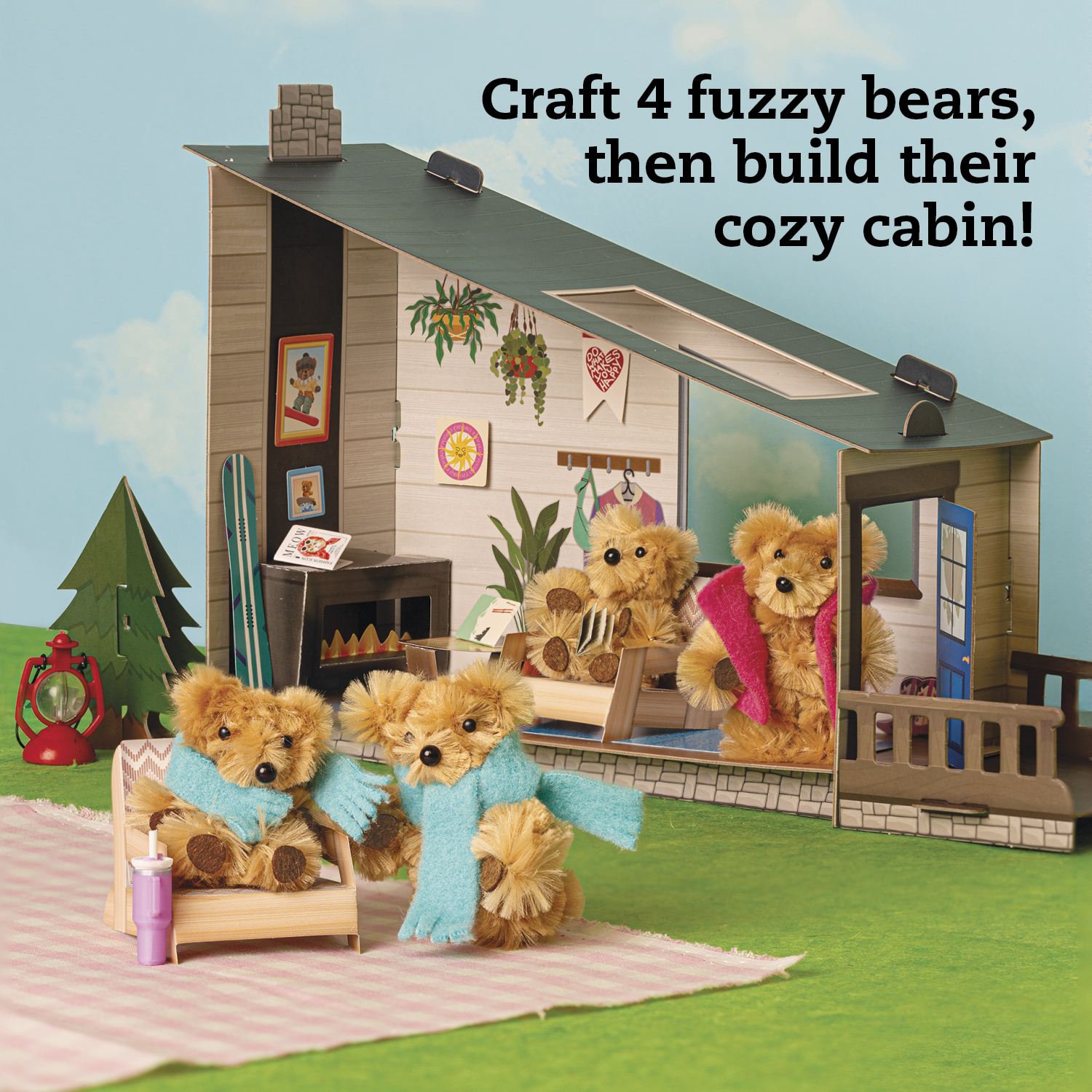 DIY Miniature Cozy Bear Cabin | GoodThings