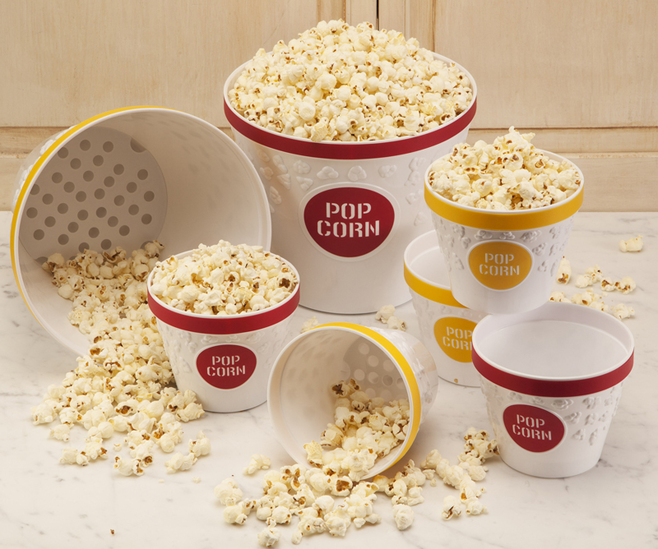 Small Red Popcorn Bowl - GoodThings