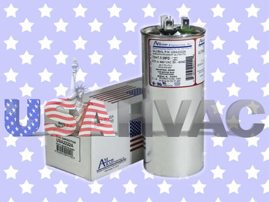 2222 - OEM Amrad Dual Run Capacitor - USA HVAC Supply