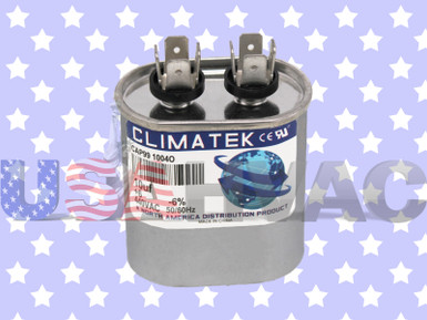Z97F9240 - Climatek Motor Run Capacitor 10 uF MFD 440 Volt Oval Fits GE ...