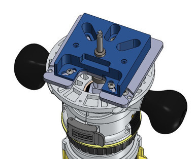 5D Tactical Router Jig Pro Plate | Cast Aluminum Jig Plate