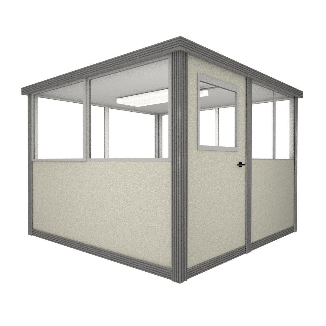 6' x 6' Guard Booth / Shack | Pre-Assembled, Heavy-Duty Booths