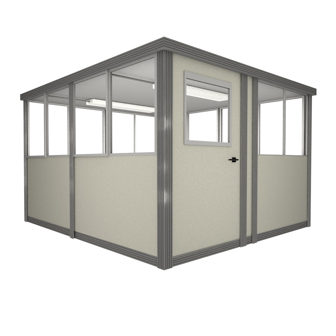 8' x 8' Guard Booth / Shack | Pre-Assembled, Heavy-Duty Booths