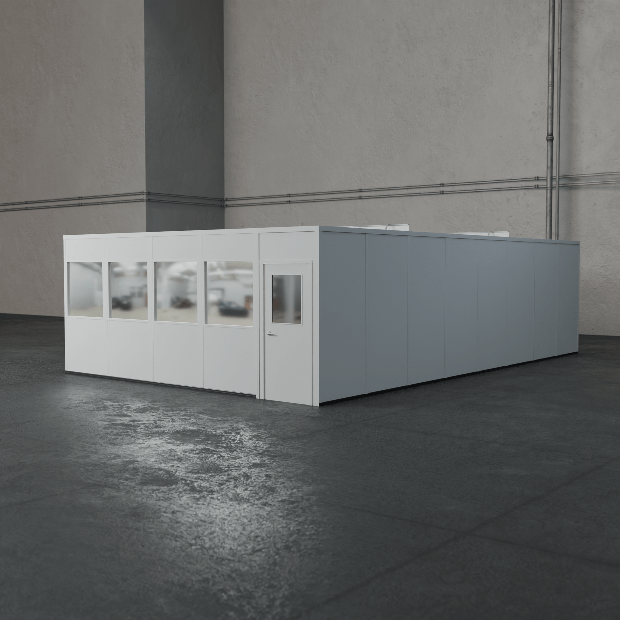 PortaFab Modular Inplant Office 20' x 32', 4-Wall