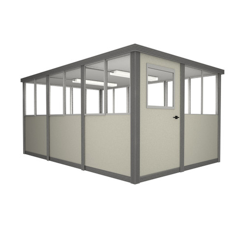 6' x 12' Guard Booth / Shack | Pre-Assembled, Heavy-Duty Booths