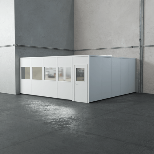 PortaFab Modular Inplant Office 20' x 20', 2-Wall