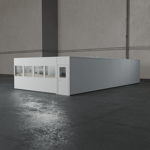 PortaFab Modular Inplant Office 20' x 40', 4-Wall