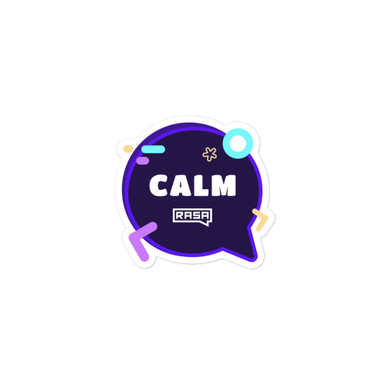 CALM Sticker - Rasa Merch Store