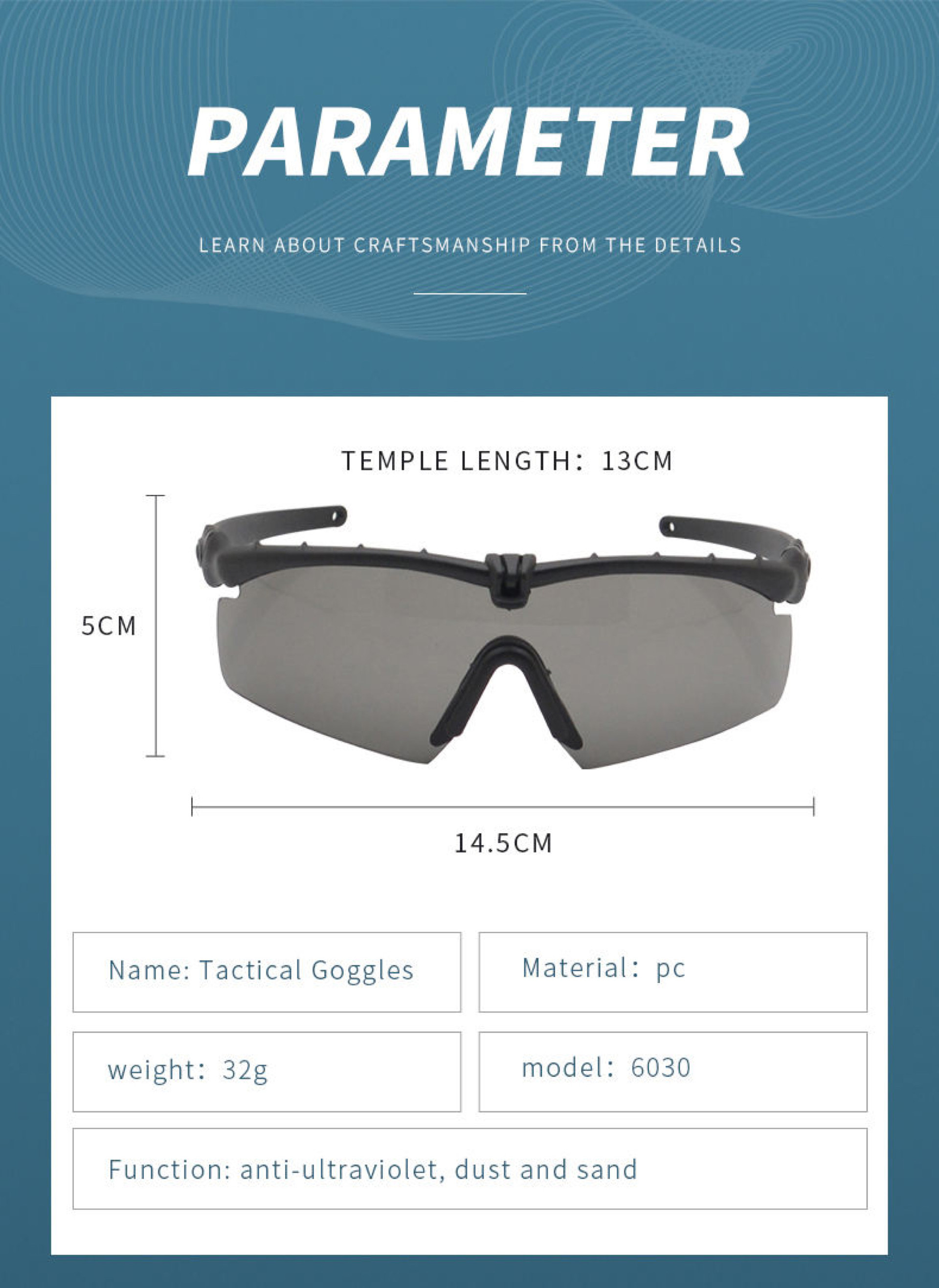Army Fan Safety Glasses - I.W.A International Inc