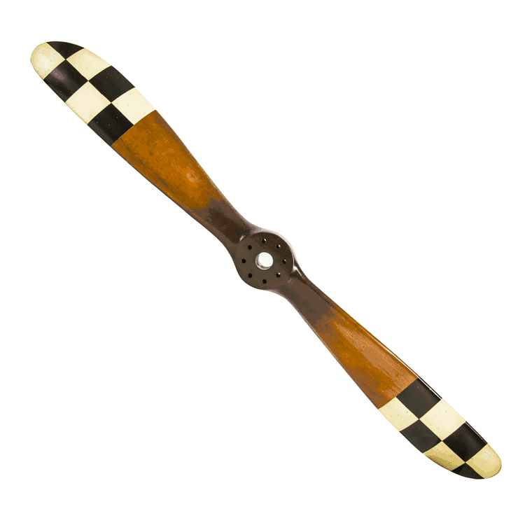 Airplane Propeller Wall Décor with Stripe Design | Wood Propellers