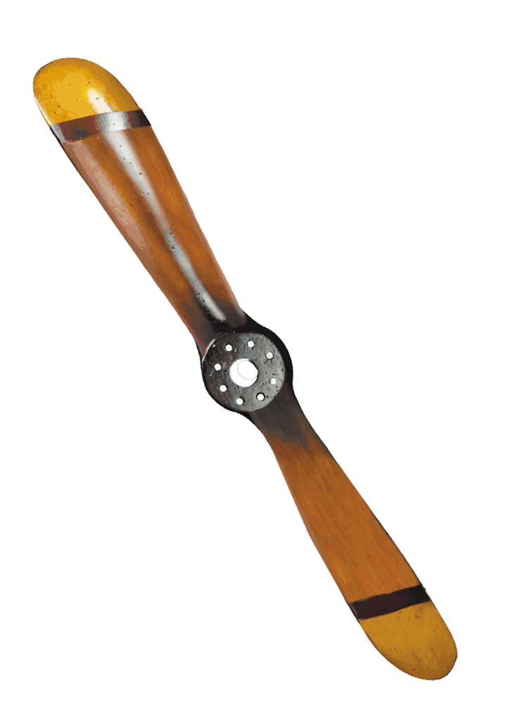Airplane Propeller Wall Décor with Stripe Design | Wood Propellers