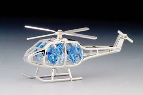Helicopter Glass Ornament | Awesome Helicopter Pilot Gift