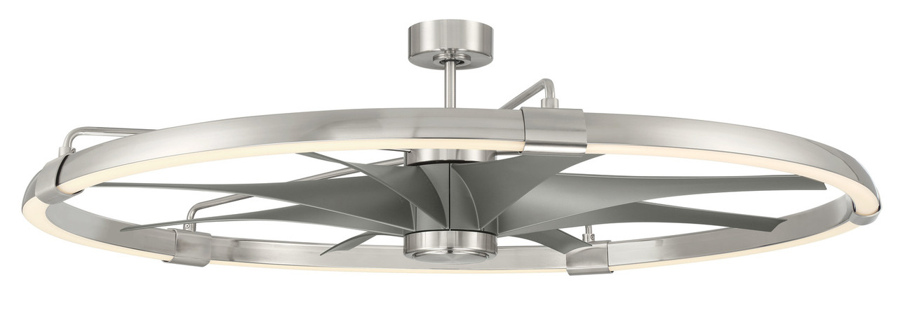 Jet Airplane Themed Ceiling Fan | Brushed Nickel