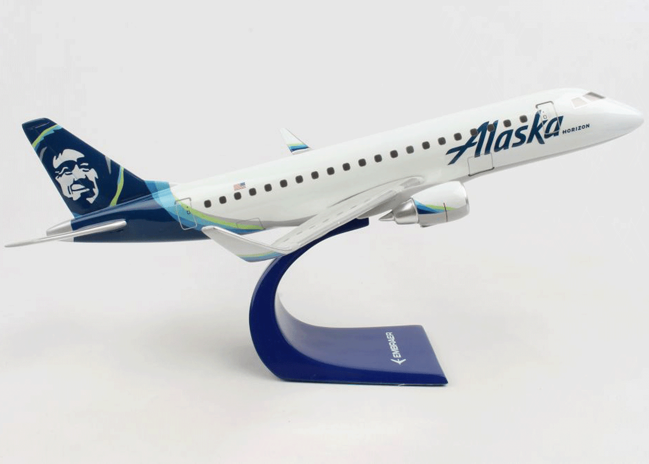 E175 Alaska Air Horizon Model Aircraft | Cool Replica Embraer Model Planes