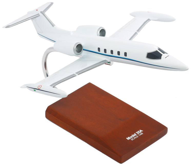 Learjet 35 Model Airplane | Handsome Collectible Scale Model Gift