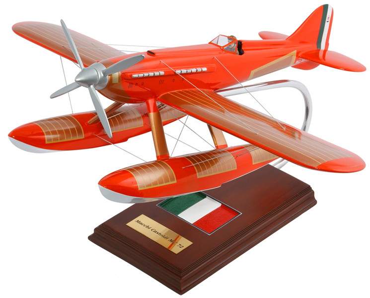 Macchi Castoli Seaplane Racer Model Airplane | Classic Collectible Aircraft