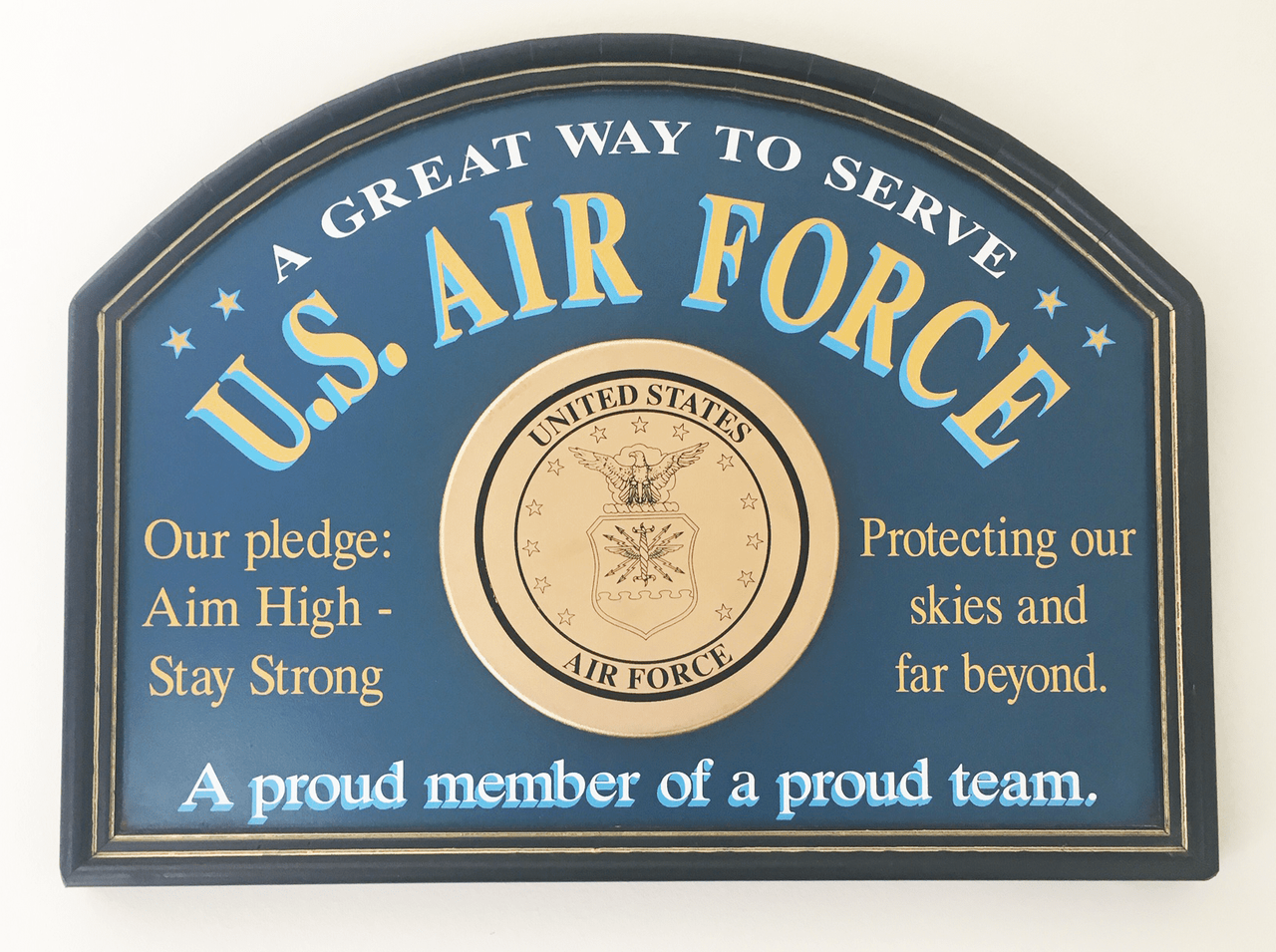 U.S. Air Force Wooden Sign | Novelty Pilot Gift