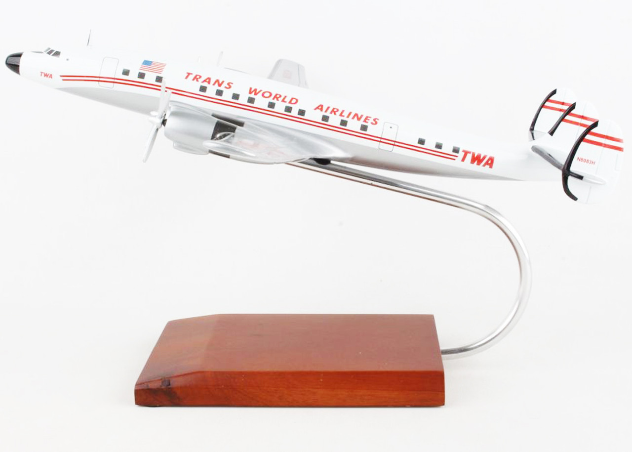 TWA L1649 Starliner Model Airplane