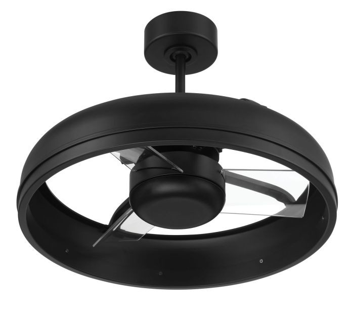 SMART DC-3 Airplane Ceiling Fan with Light | Black
