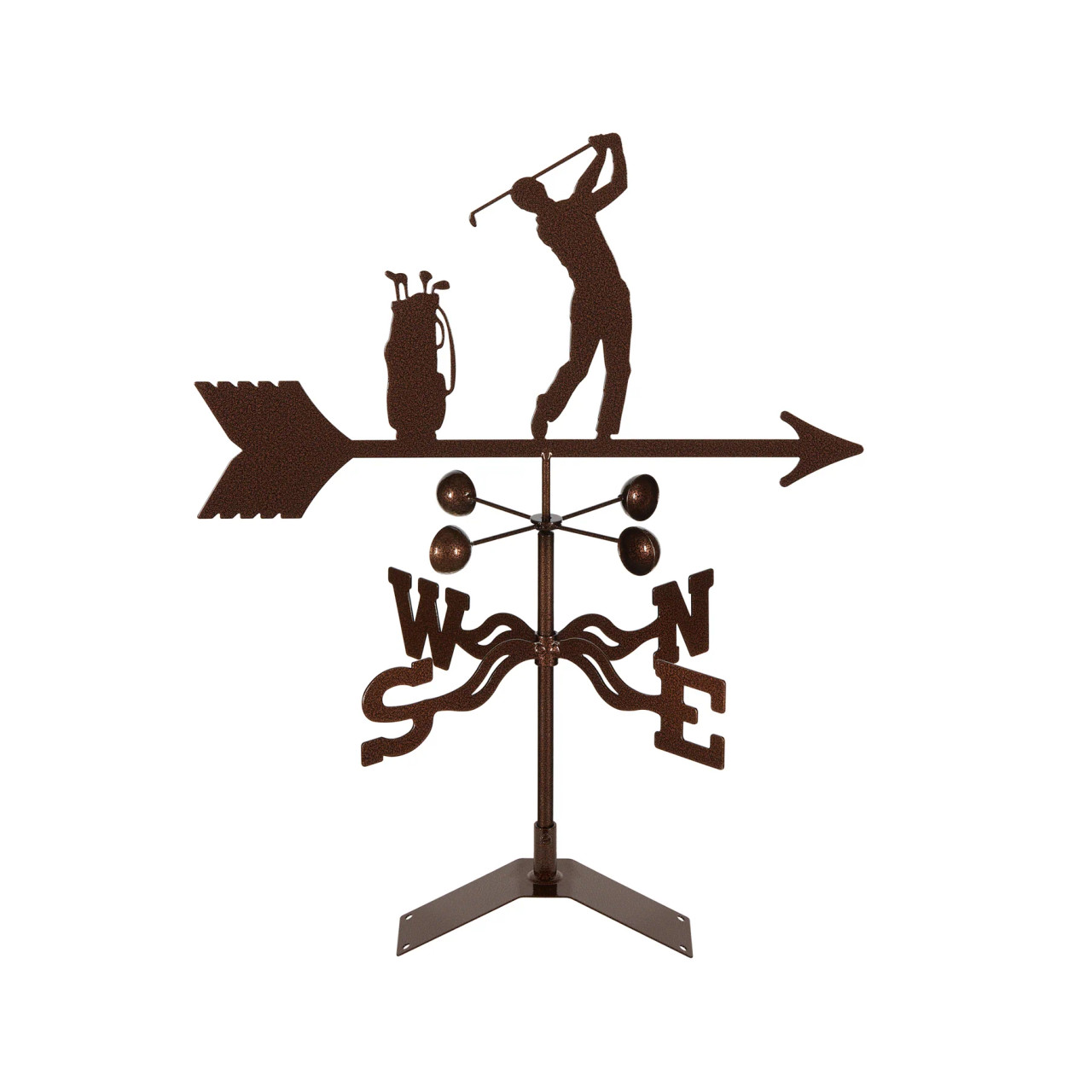 Male Golfer Weathervane with Mount