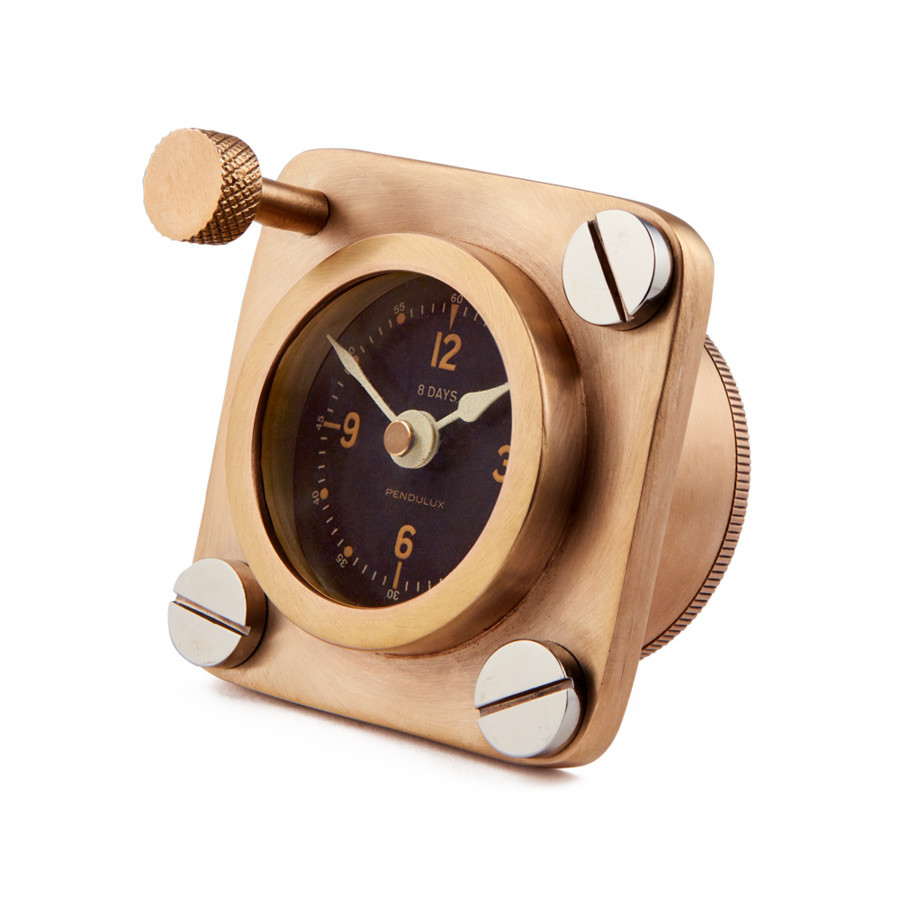 Spitfire Aircraft Replica Table Clock | Cool Airplane Memorabilia
