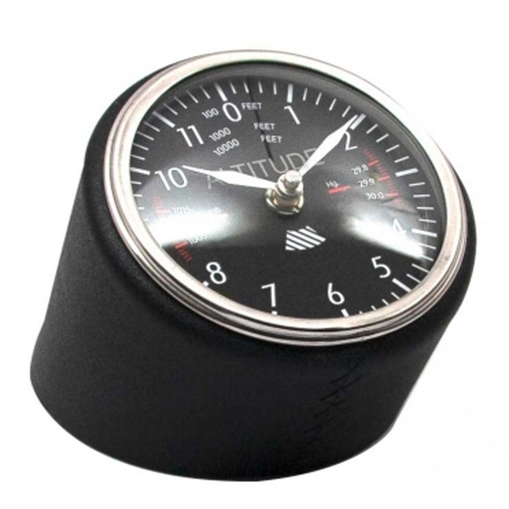 Altimeter Airplane Wall Clock | Pilot Gift | Instrument Clock