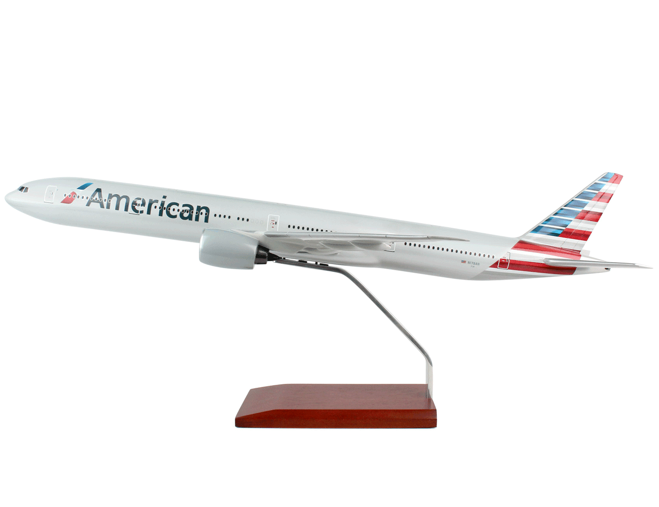American 777 300 Model Airplane | Collectible Scale Model Aircraft