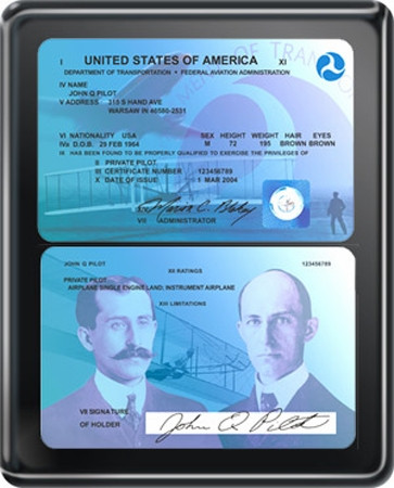 Deluxe FAA Pilot License Plaque | Personalized Gifts for Pilots