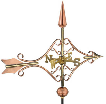 Helicopter Steel Weather Vane | Aviation Wind Vane | Garden Decor
