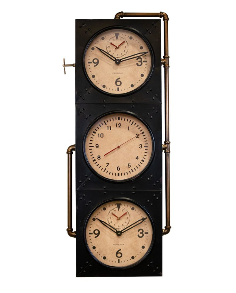 Altimeter Airplane Wall Clock | Pilot Gift | Instrument Clock