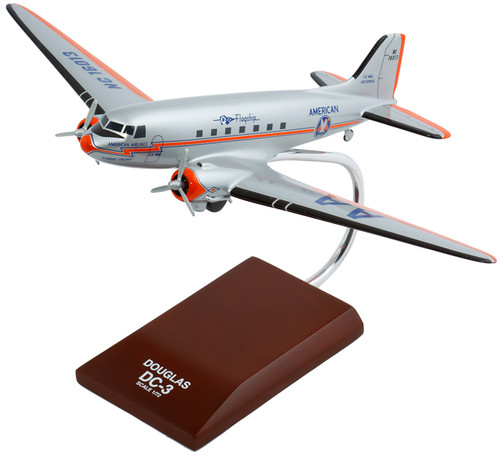 Delta Airlines DC-3 Wood Model Aircraft | Stunning Collectible Model Plane